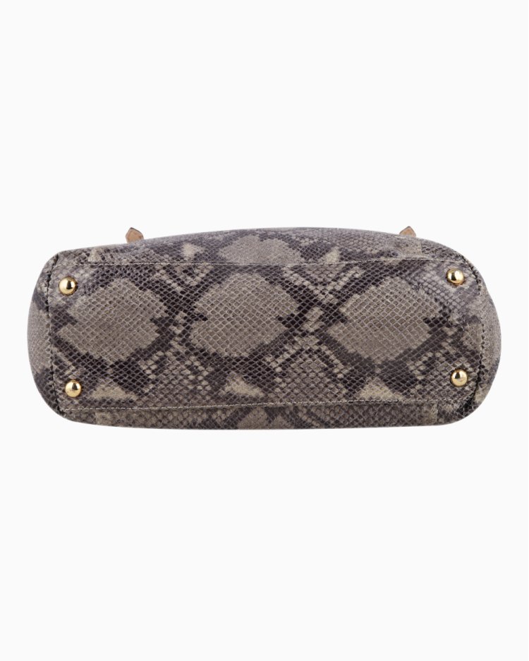 Bolsa Michael Kors Original Aria Python Tote Feminina